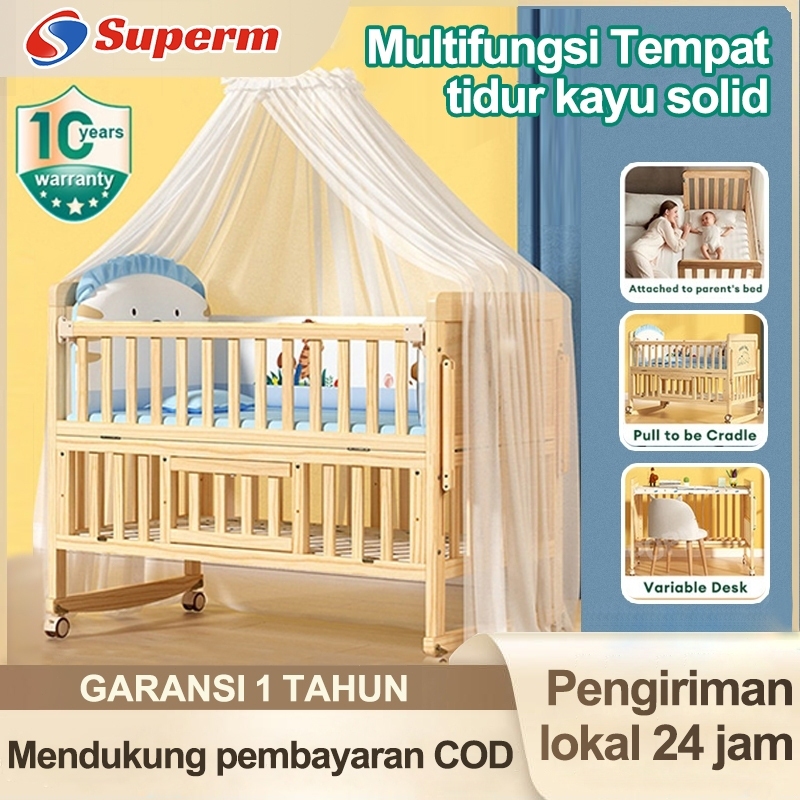 Jual rocking Baby Box Bayi / rocking baby bed / ranjang bayi / Kayu ...
