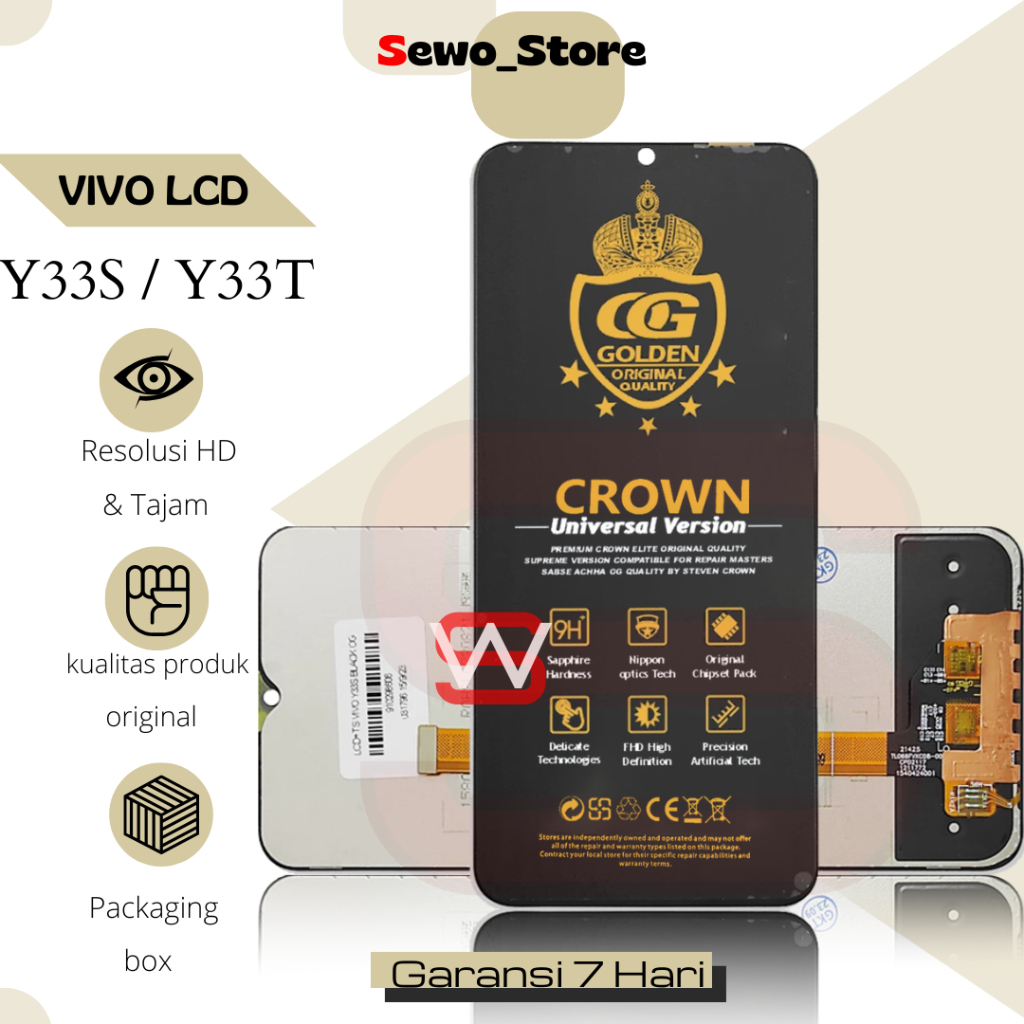 Jual LCD TOUCHSCREEN VIVO Y33S / Y33T / V2120 / T1 5G ORIGINAL FULLSET COMPLETE | Shopee Indonesia