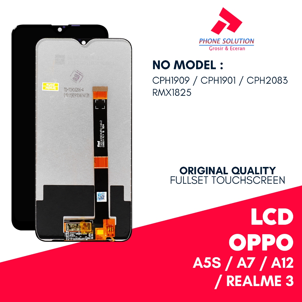Jual LCD Oppo A5S / LCD Oppo A7 / LCD Oppo A12 / LCD Realme 3 - Fullset Touchscreen - Garansi 1 ...
