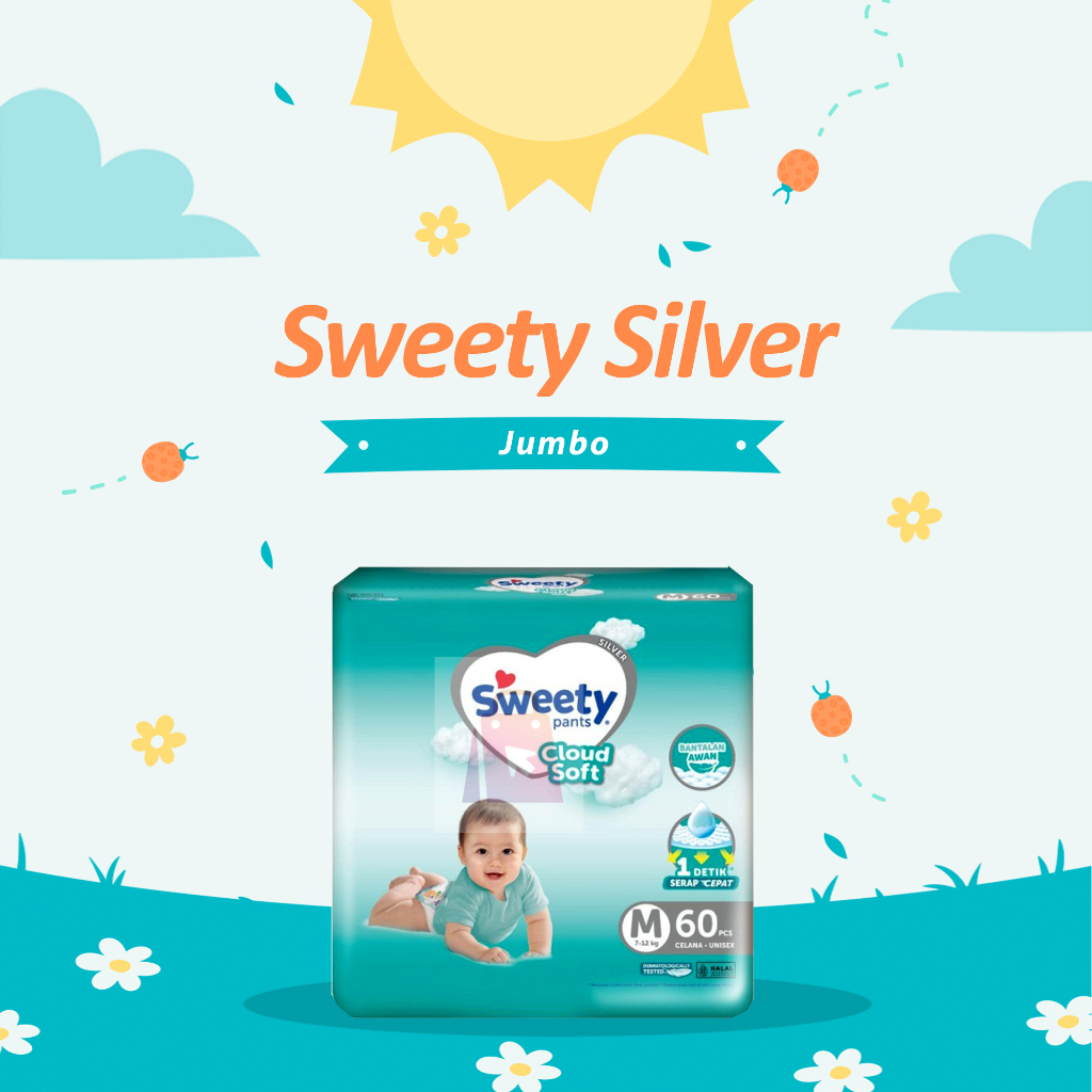 Jual Sweety Silver Jumbo S66 / M60 / L54 / XL42 / XXL32 | Shopee Indonesia