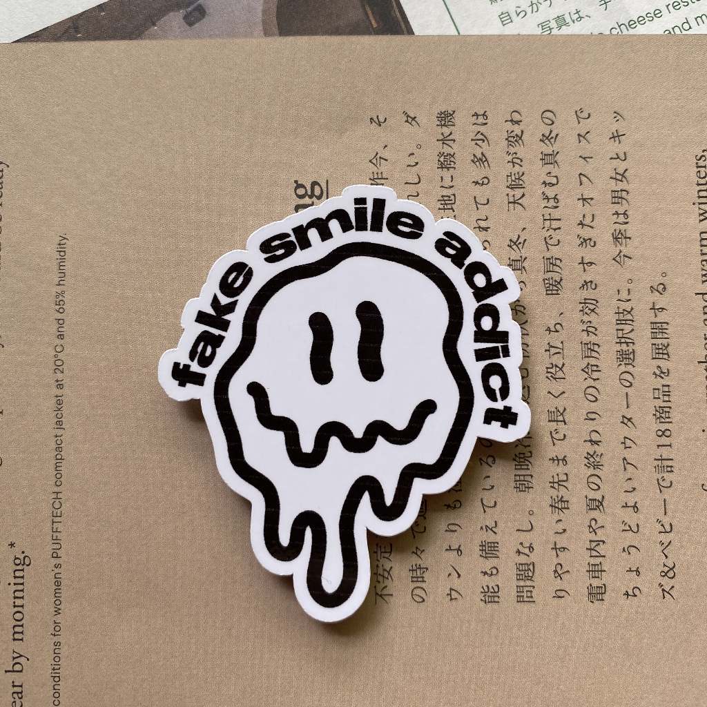 Jual fake smile - sticker satuan | Shopee Indonesia