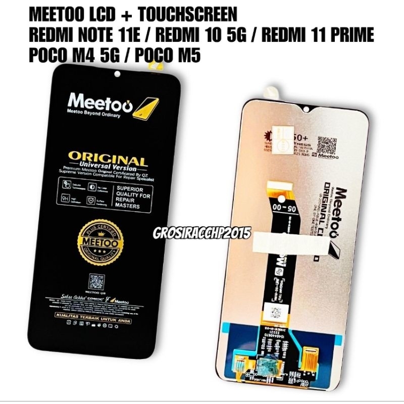 Jual MEETOO LCD + TOUCHSCREEN FOR REDMI NOTE 11E / REDMI 10 5G / REDMI ...