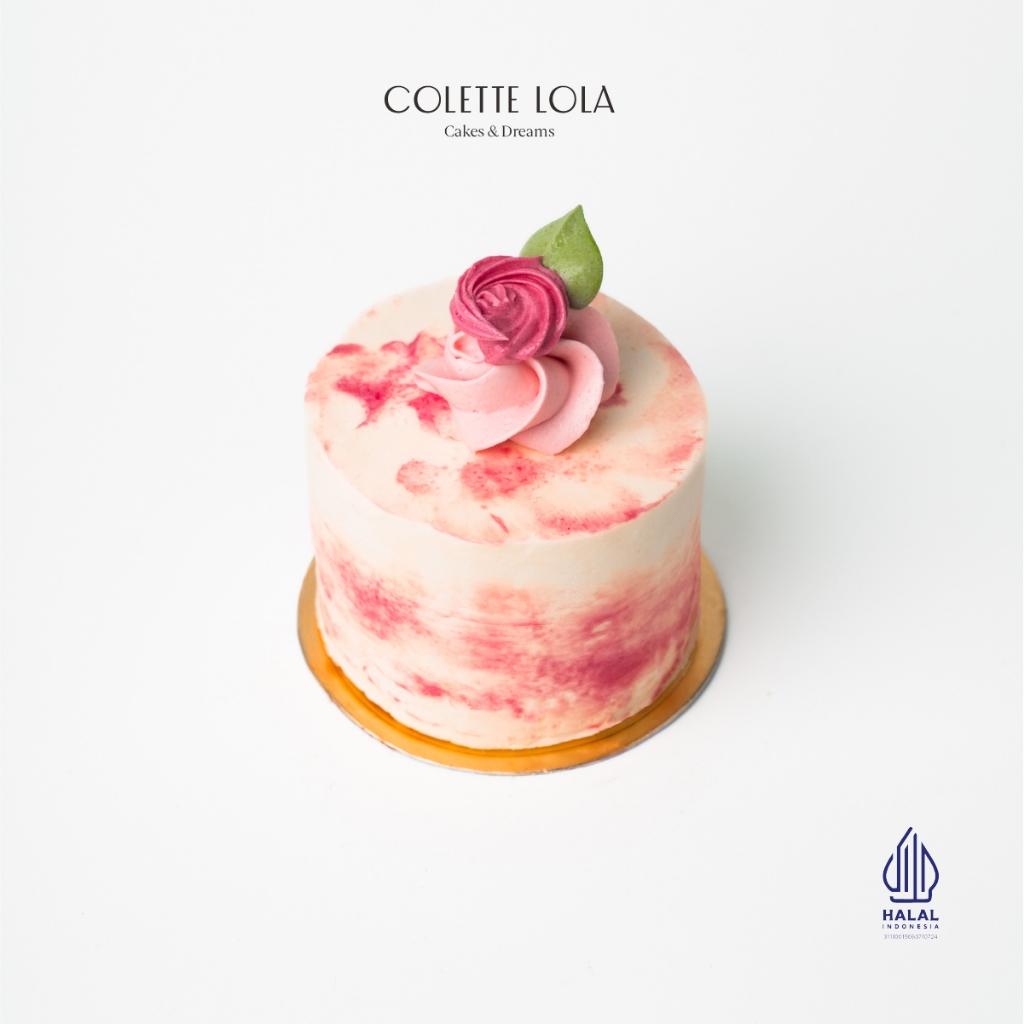 Jual Kue / Cake Colette Lola Lychee Rose - Individual Cake | Shopee ...