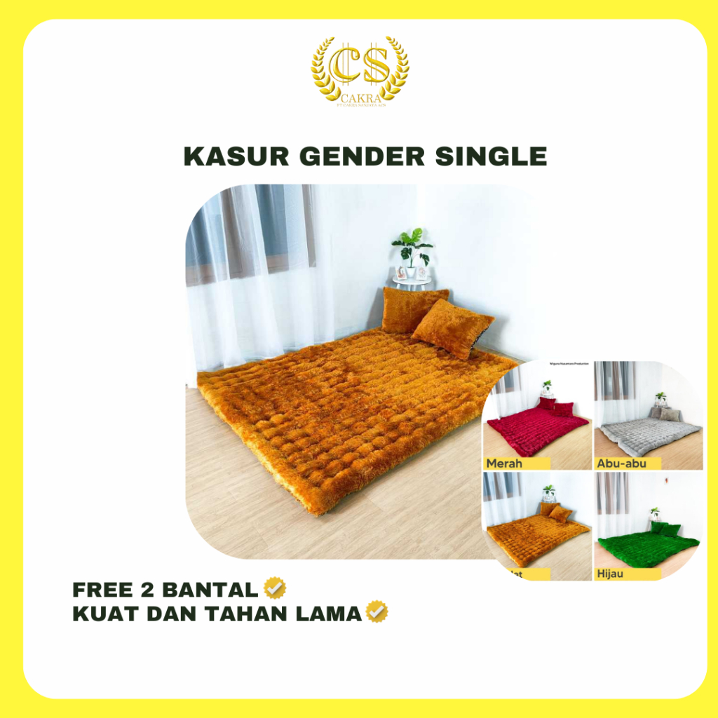 Jual A4 Kasur Gender Single Kasur Menul Kasur Bulu warna Kasur Virall ...