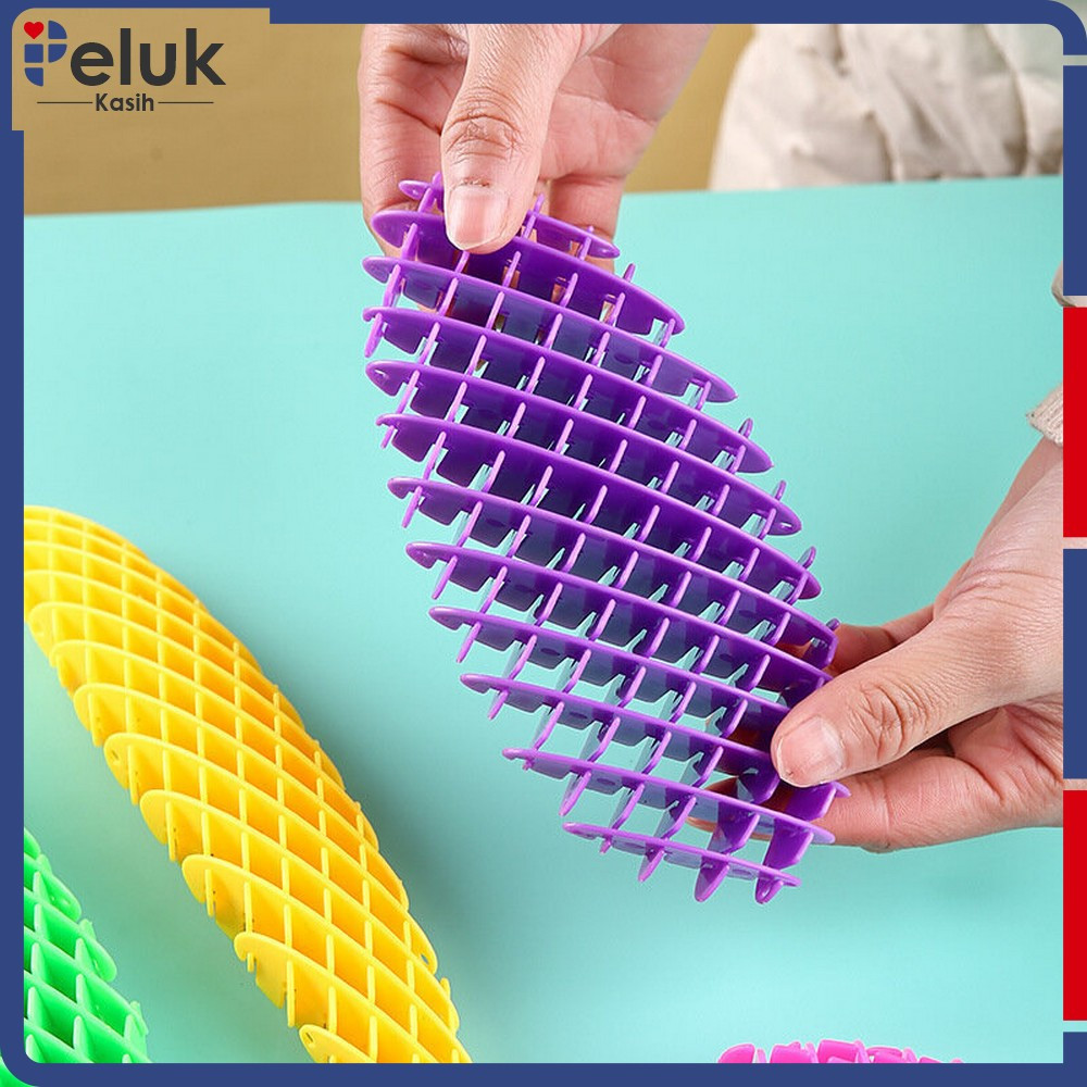 Jual Mainan Jaring Elastis Anti Stres / Mainan Anak Fidget Worm Toys 3D ...