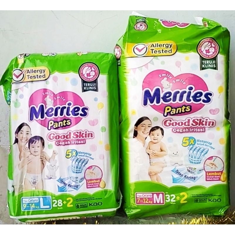 Jual Merries Pants Good Skin Tipe Celana M32+2/L28+2/XL26 | Shopee ...