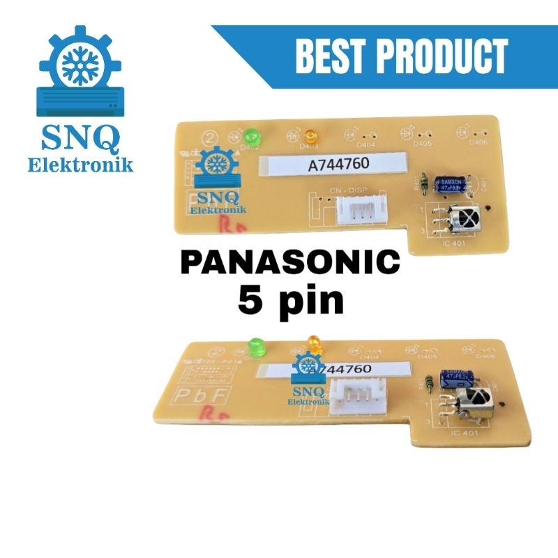 Jual PCB sensor ac panasonic 5 pin A744760 - Receiver ac panasonic ...