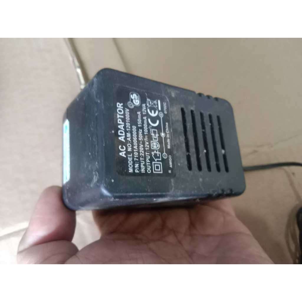 Jual bekas normal Adaptor DC Trafo 12Volt 1000mAh Charger Travo Besar ...