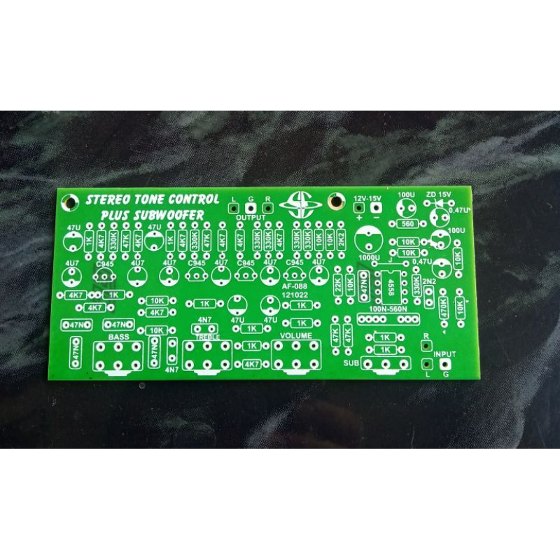 Jual PCB Stereo Tone Control Plus Subwoofer AF - 088 | Shopee Indonesia