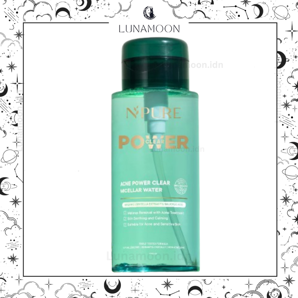 Jual NPURE Micellar Water 300ml Npure Acne Power Clear Micellar Water ...