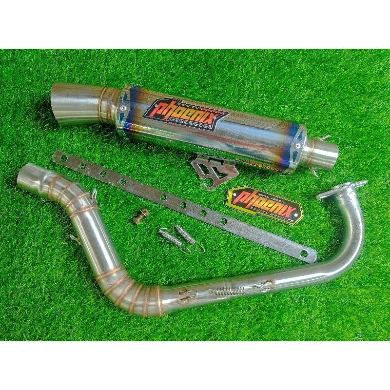 Jual Knalpot PHOENIX BLUE samlong inlet 38 mm AEROX VARIO NMAX BEAT ...