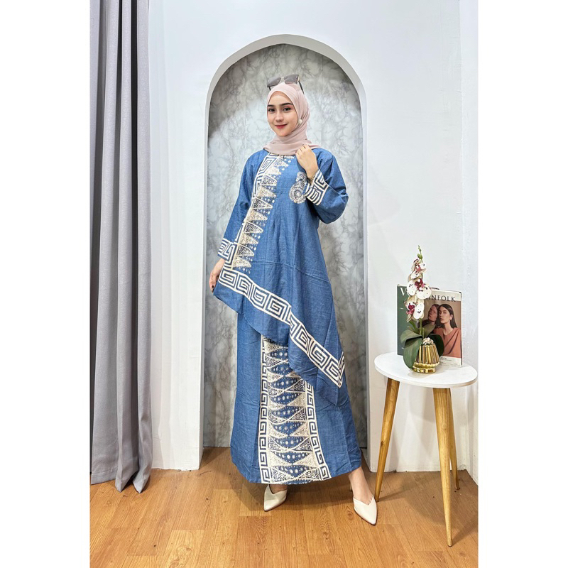 Jual ONESET WANITA KATUN MOTIF BATIK MURAH | Shopee Indonesia