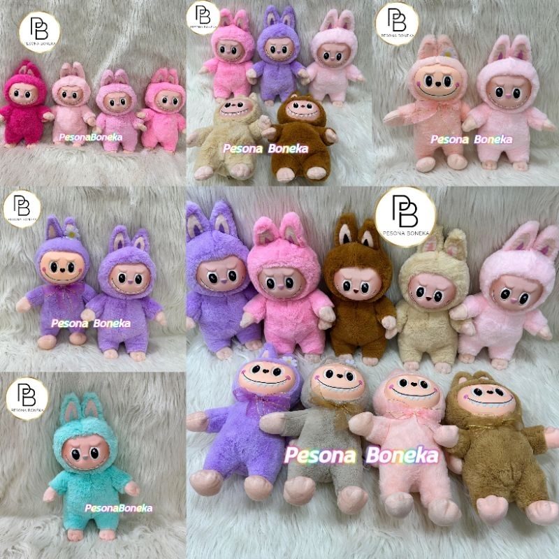 Jual Viral Boneka Labubu Muka Karet The Monsters Exciting Macaron Kawai ...