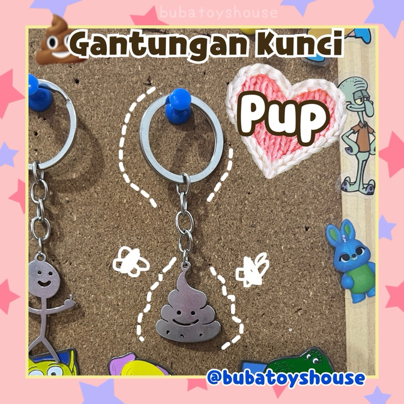 Jual Gantungan kunci pup smiley poo poop keychain bagcharm tahi eek tai ...