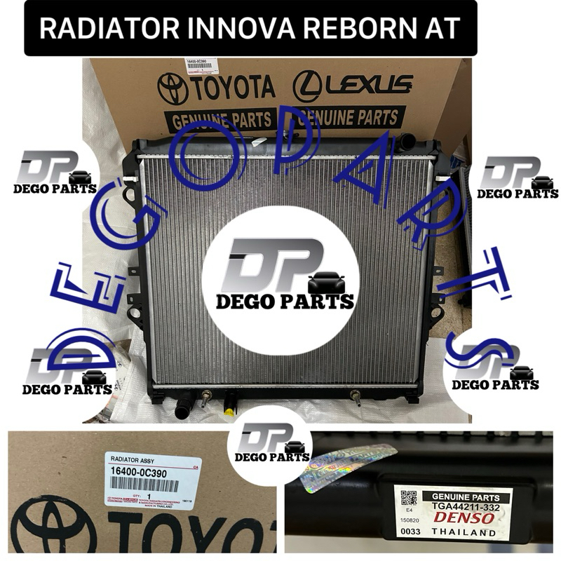 Jual RADIATOR ASSY TOYOTA INNOVA REBORN MATIC BENSIN ASLI ORIGINAL ...