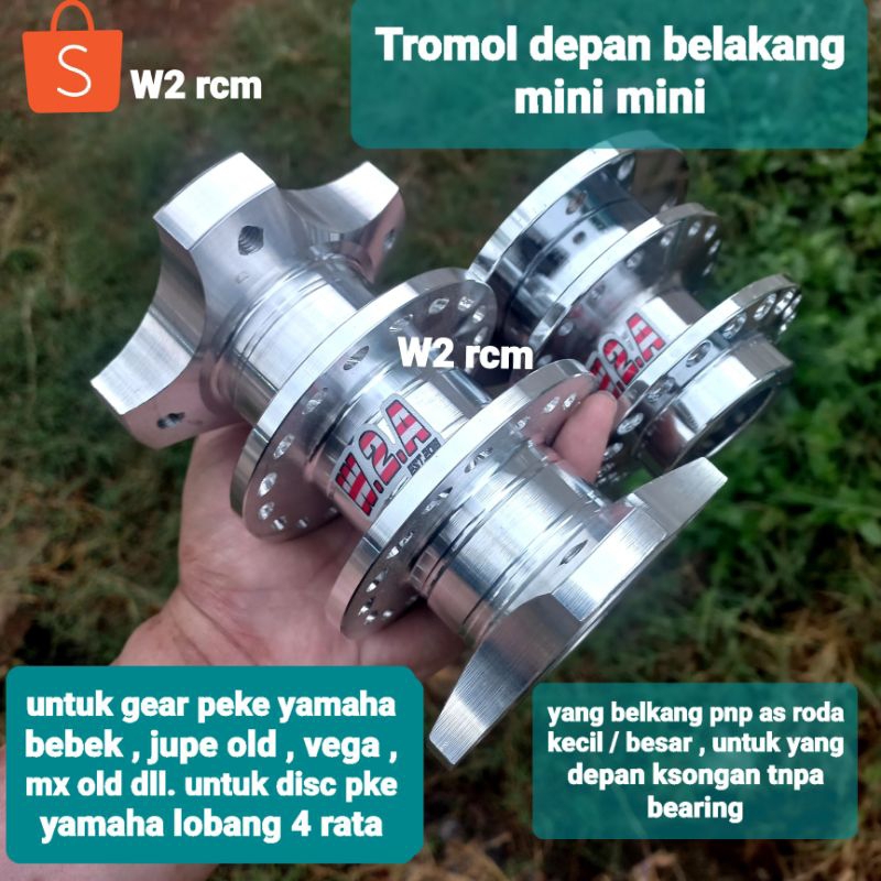 Jual Tromol mini tromol drag depan belakang satria fu , yamaha bebek ...