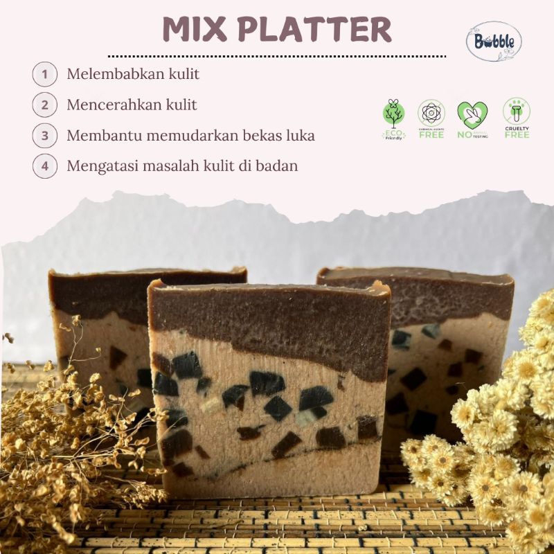 Jual Bubble Mix Platter / Sabun Mandi Batang Kombinasi Varian | Shopee ...