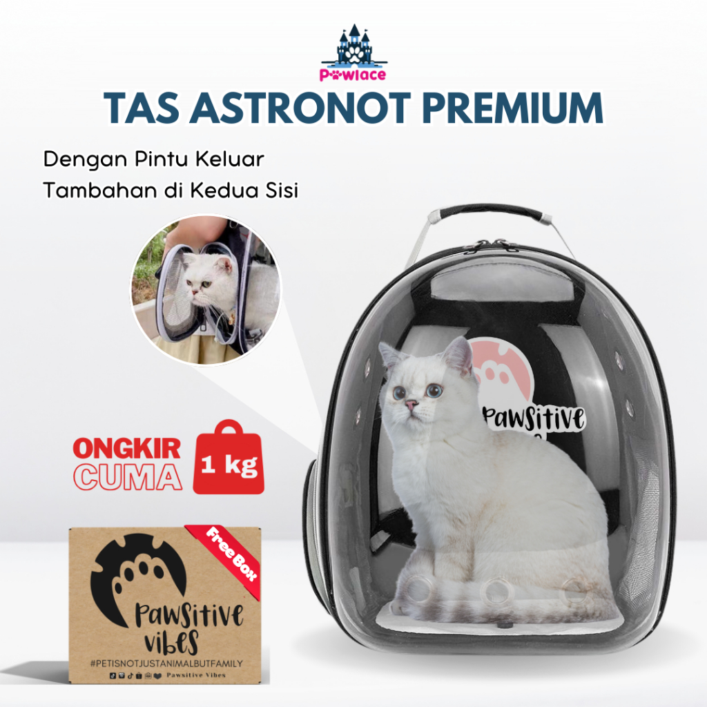 Jual Tas Astronot Premium - Tas Kucing Travelling - Pet Cargo - Pet ...