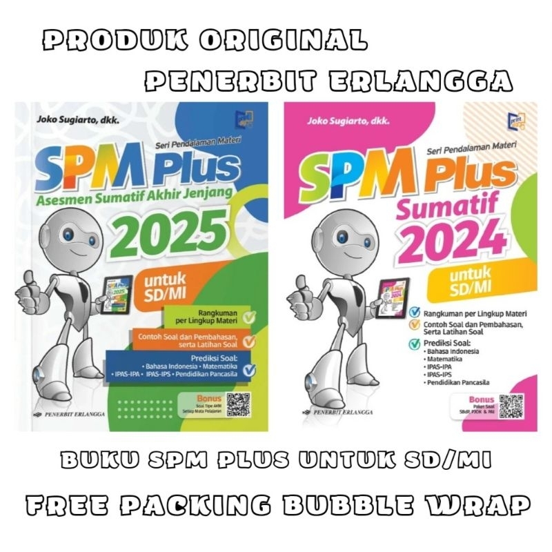 Jual Buku SPM PLUS 2024 2025 Penerbit Erlangga Untuk SD/MI - Buku Soal Asesmen Sumatif | Shopee ...