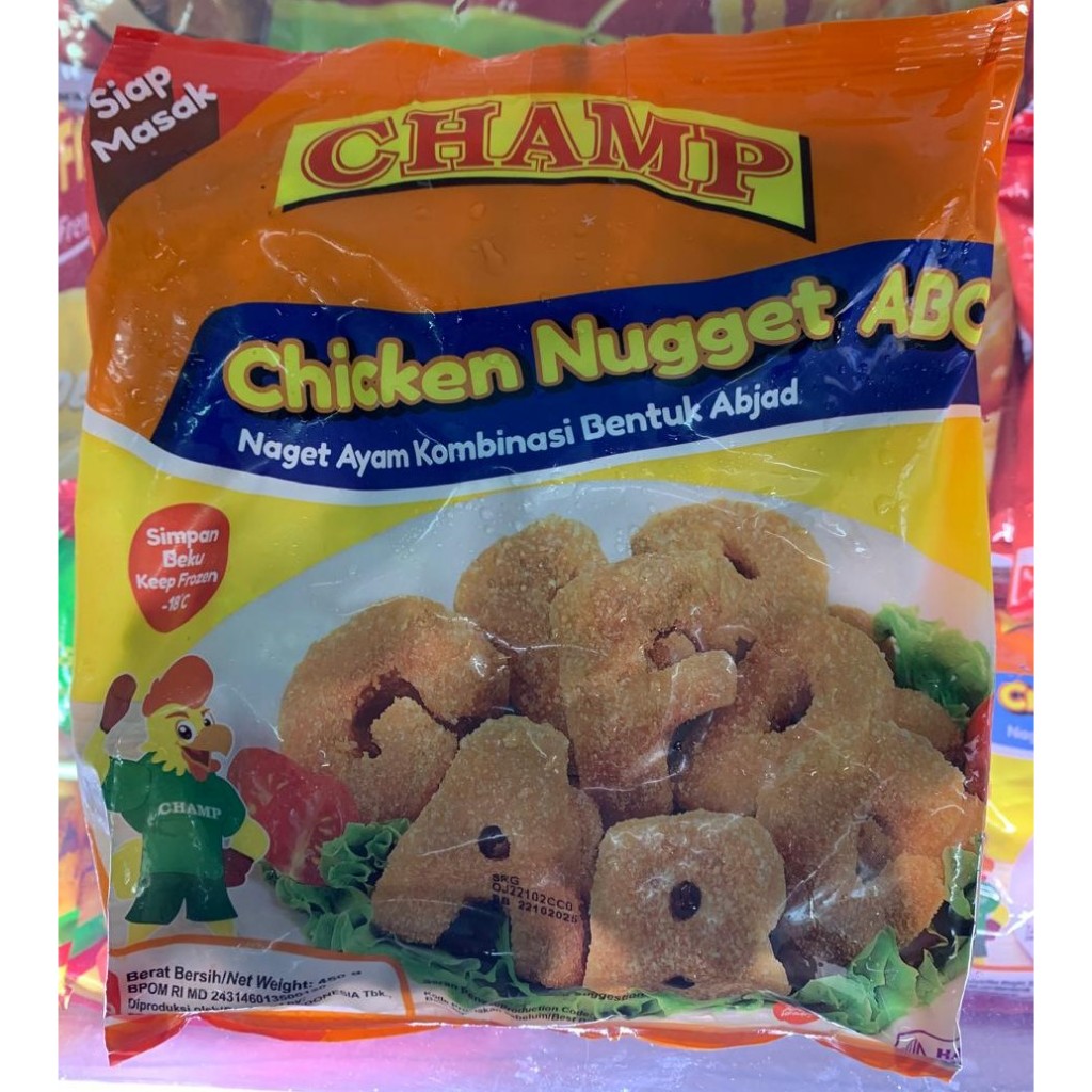 Jual CHAMP NUGGET ABC 450 GR |NUGGET | Shopee Indonesia