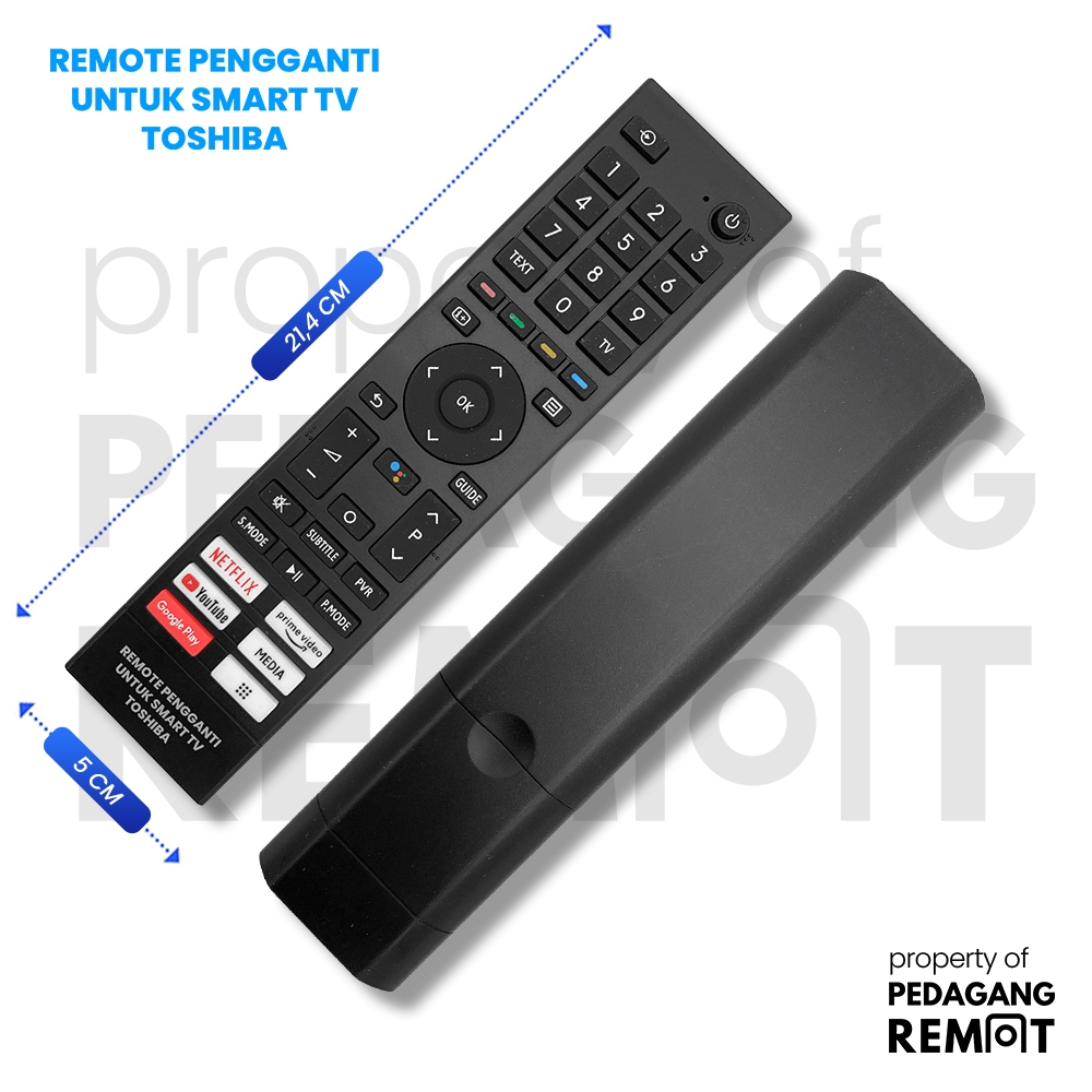 Jual Remot Pengganti untuk Smart TV Toshiba CT-95024 CT-95022 Remote TV Toshiba Android TV V35KP ...