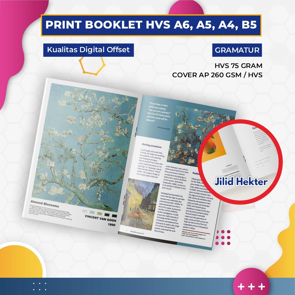 Jual CETAK BOOKLET / PRINT BOOKLET FULL COLOR , COVER COLOR HVS A4 B5 ...