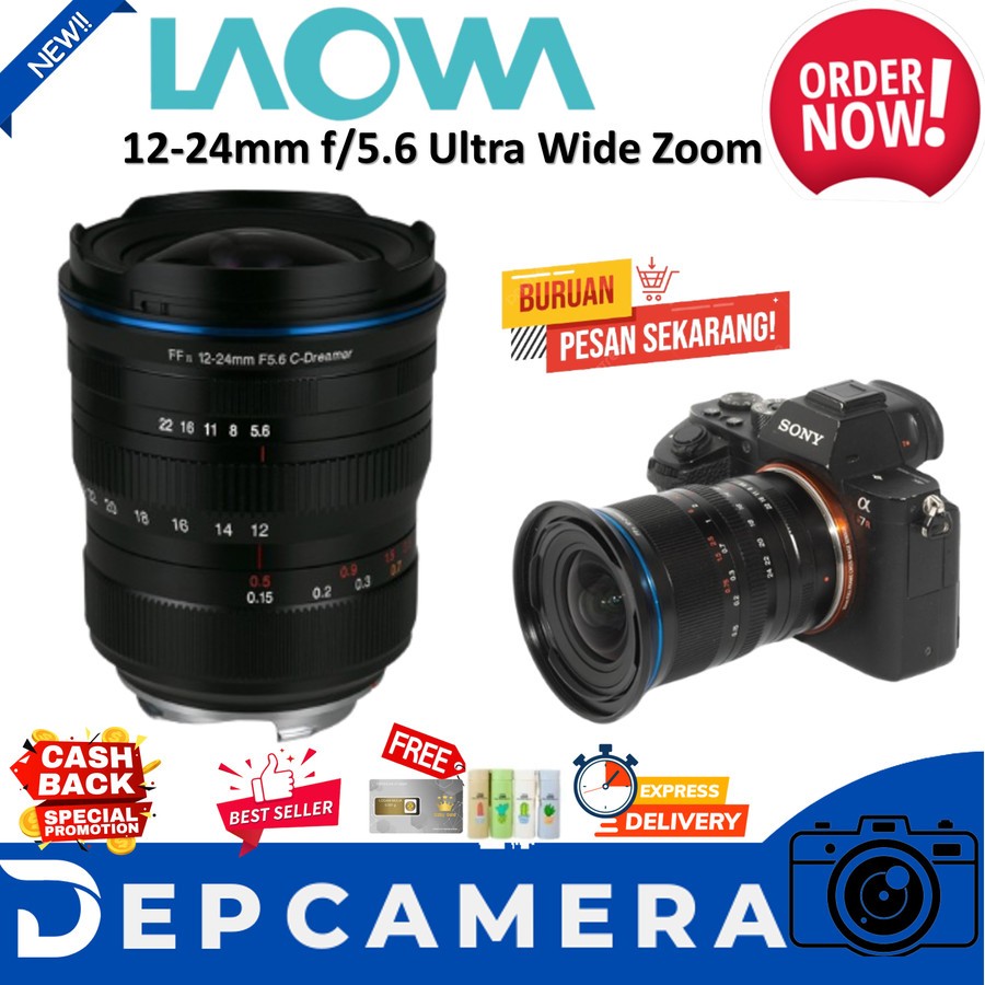 Jual Laowa 12-24mm f/5.6 Ultra Wide Zoom Lensa Kamera - Sony FE | Shopee Indonesia
