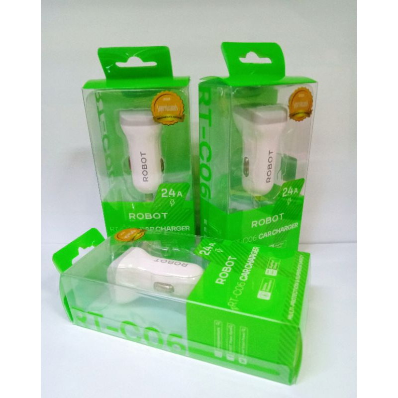 Jual Sever Robot RT-C06 & RT-C07 & ( RT-C09 USB+ TYPE-C ) 2.4A Fast Charger | Shopee Indonesia