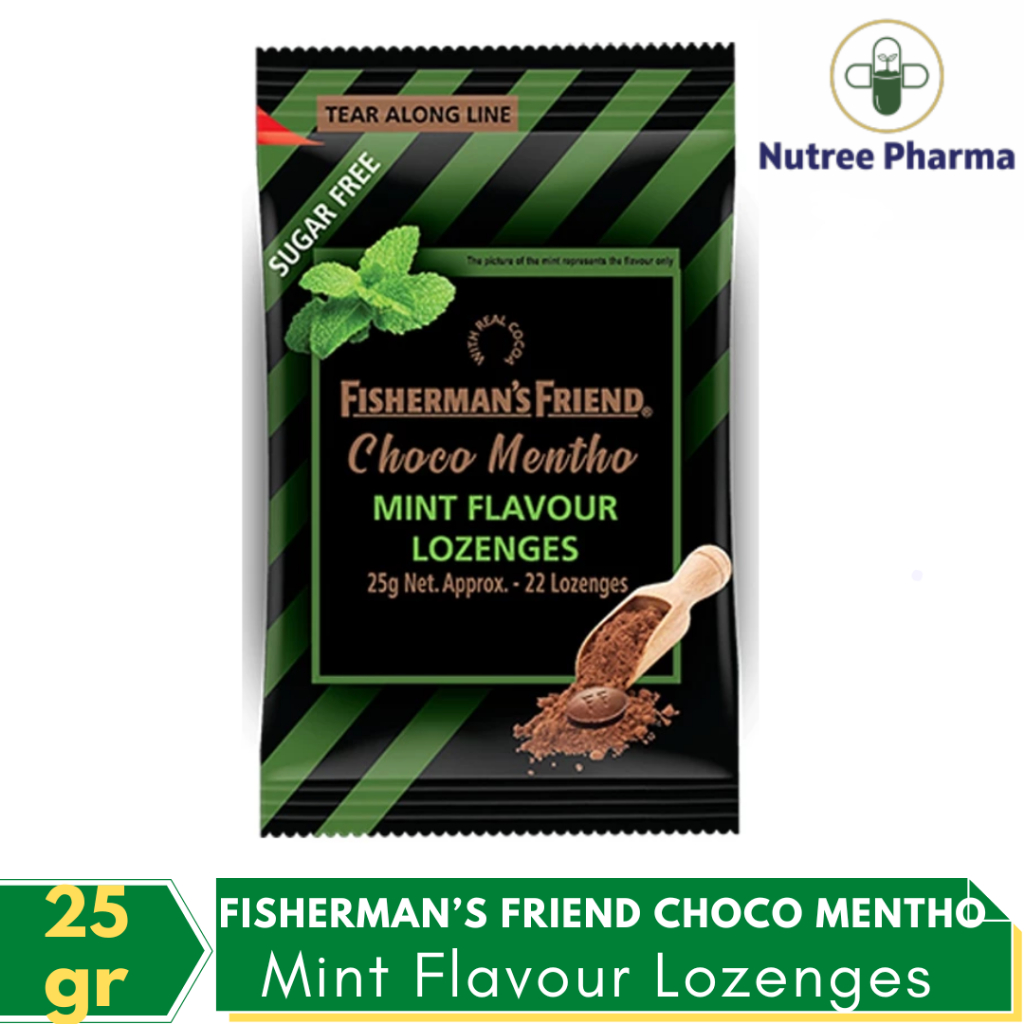 Jual FISHERMAN'S FRIEND Choco Mentho Permen Sugar Free Mint 25 g ...