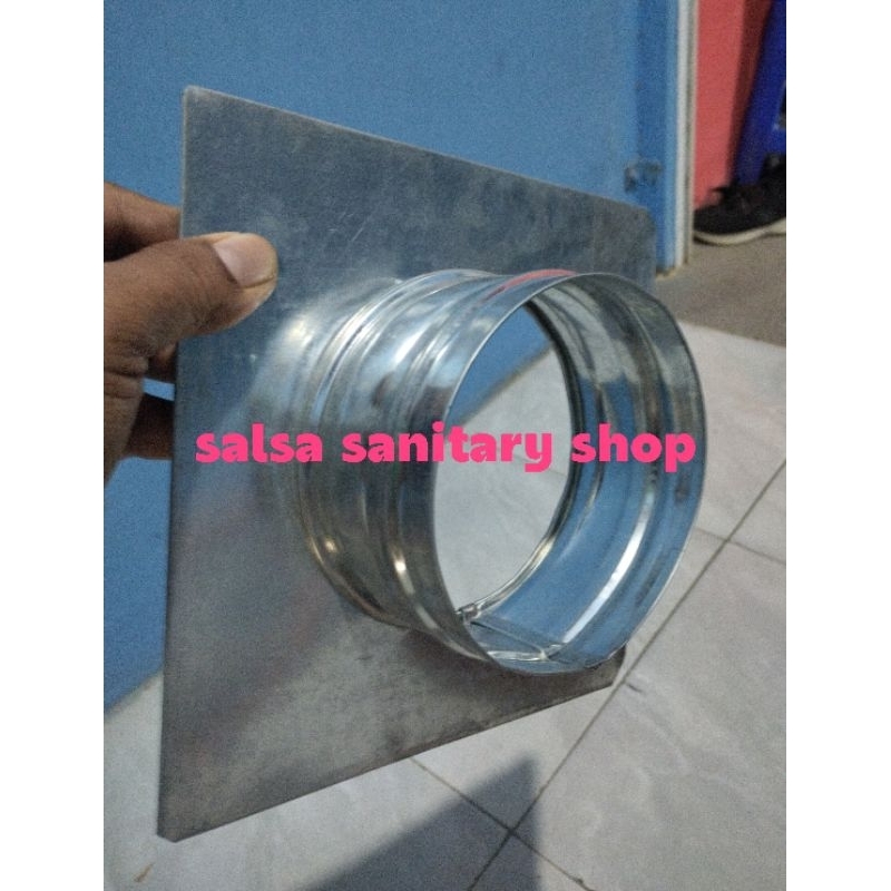 Jual Sok lempeng 12 inch/ konektor selang flexible cerobong / flexible ...