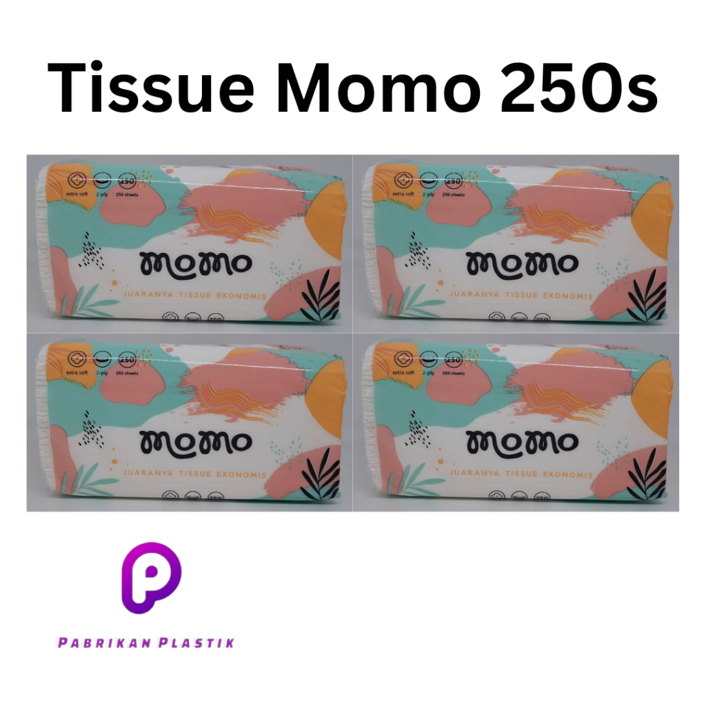 Jual Tissue Tissu Tisu Momo 250s 4 pack lebih hemat dari jolly | Shopee ...