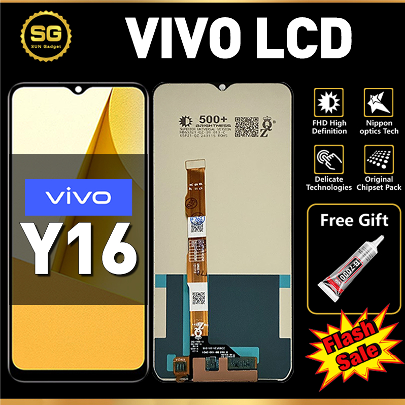 Jual LCD VIVO Y16 Original fullset ori asli Touchscreen hp Layar ponsel ...