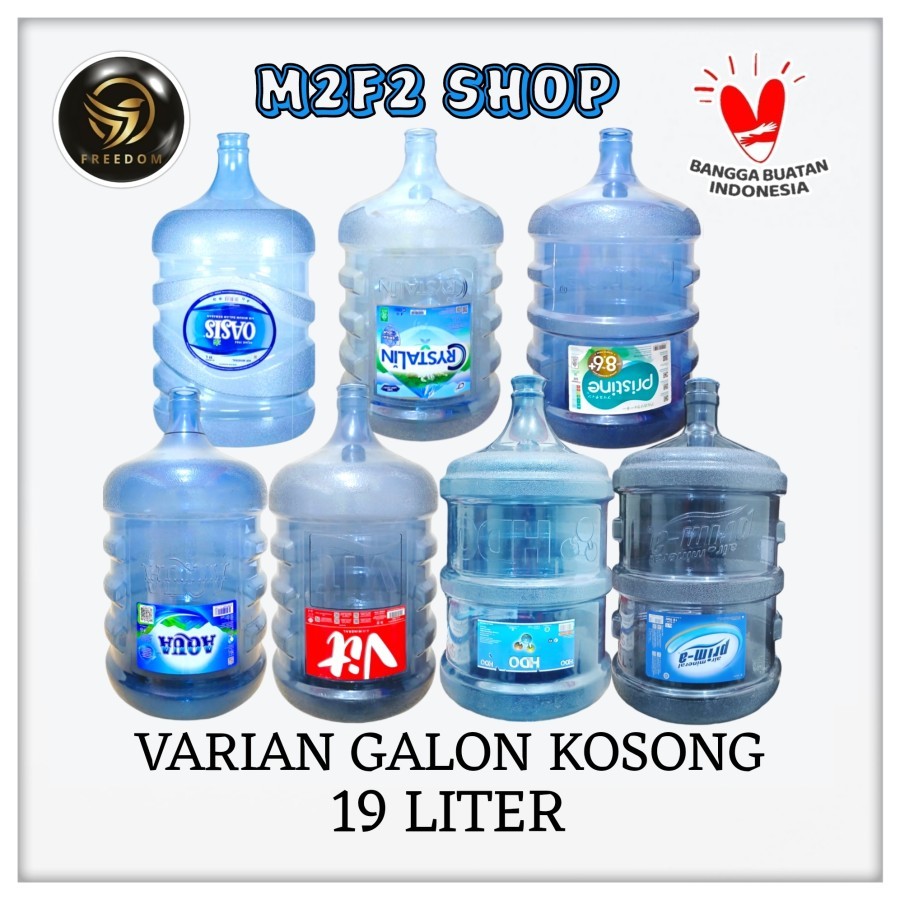 Jual Galon Kosong Berbagai Macam Merk Aqua Crystalin Oasis Prima ...