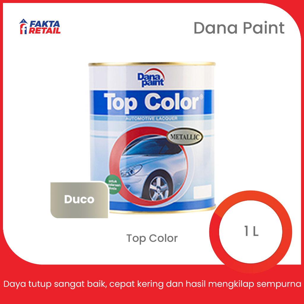 Jual TOP COLOR 0001 WHITE TT 1L - DANA PAINT ( Cat Kayu & Besi ...