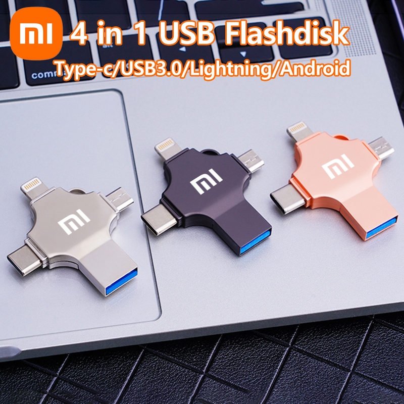 Jual U401 1TB Flashdisk OTG 4-in-1: Kompatibel iPhone 6-15, USB 3.0 ...