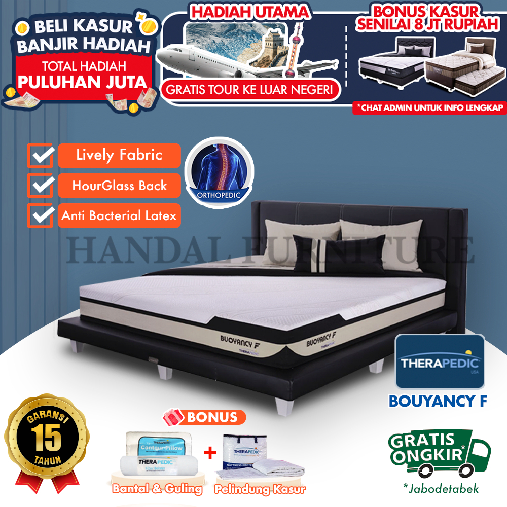 Jual Therapedic Set Kasur Spring Bed Buoyancy F | Shopee Indonesia
