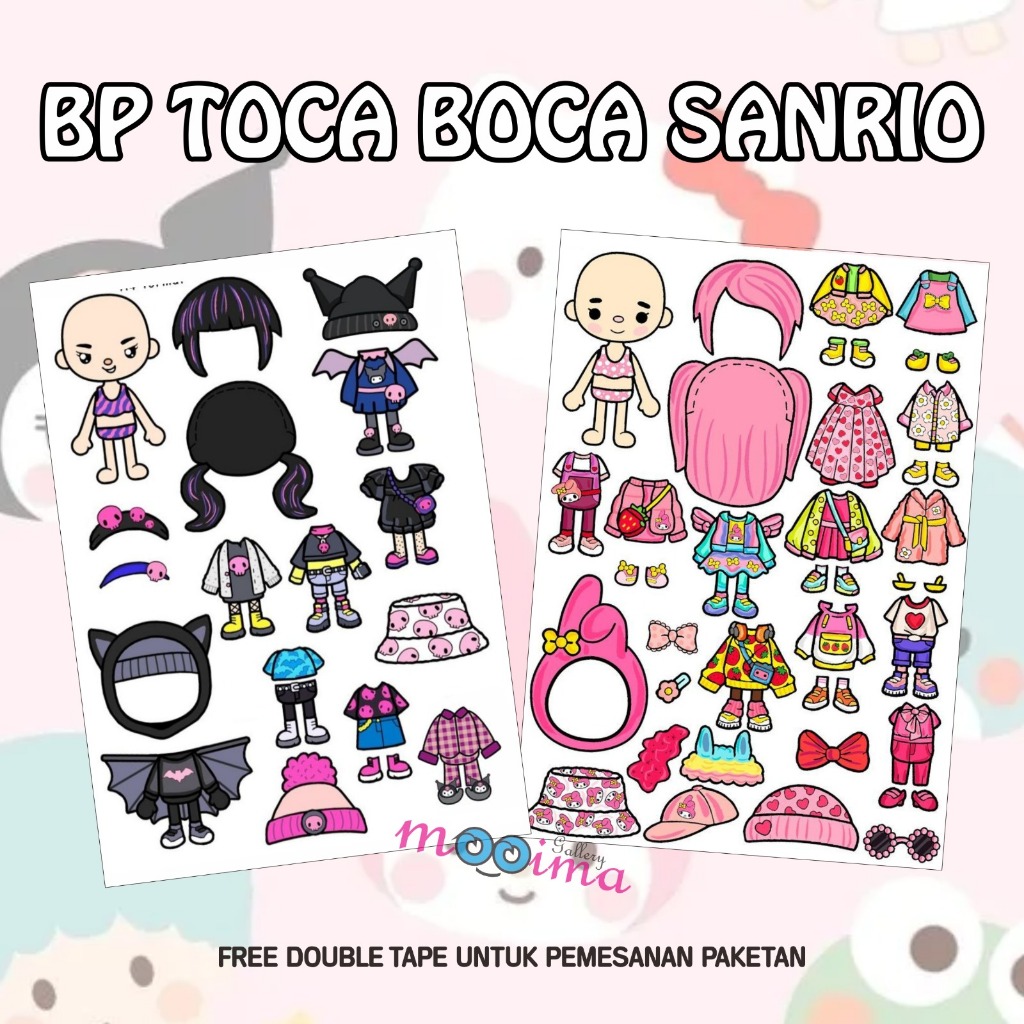 Jual Busy page Bepe bp an Toca Boca Sanrio kuromi, melody, cinamorol ...