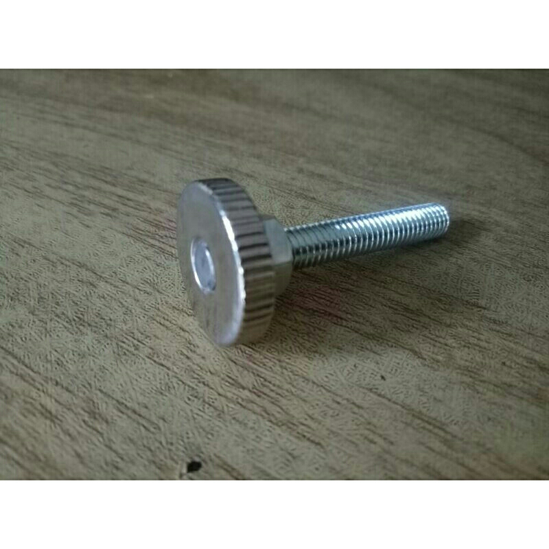 Jual Baut knop knurled knob adjuster ulir tangan ukuran m6x30 universal ...