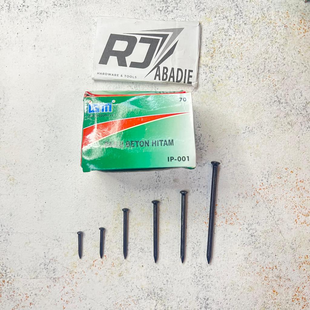 Jual Paku Hitam Galvanis Beton Tembok IGM IP-001 20 25 30 50 60 70 100 MM | Shopee Indonesia