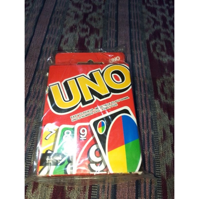 Jual Kartu Uno merah original-mainan keluarga 1 box isi 2 pack | Shopee ...