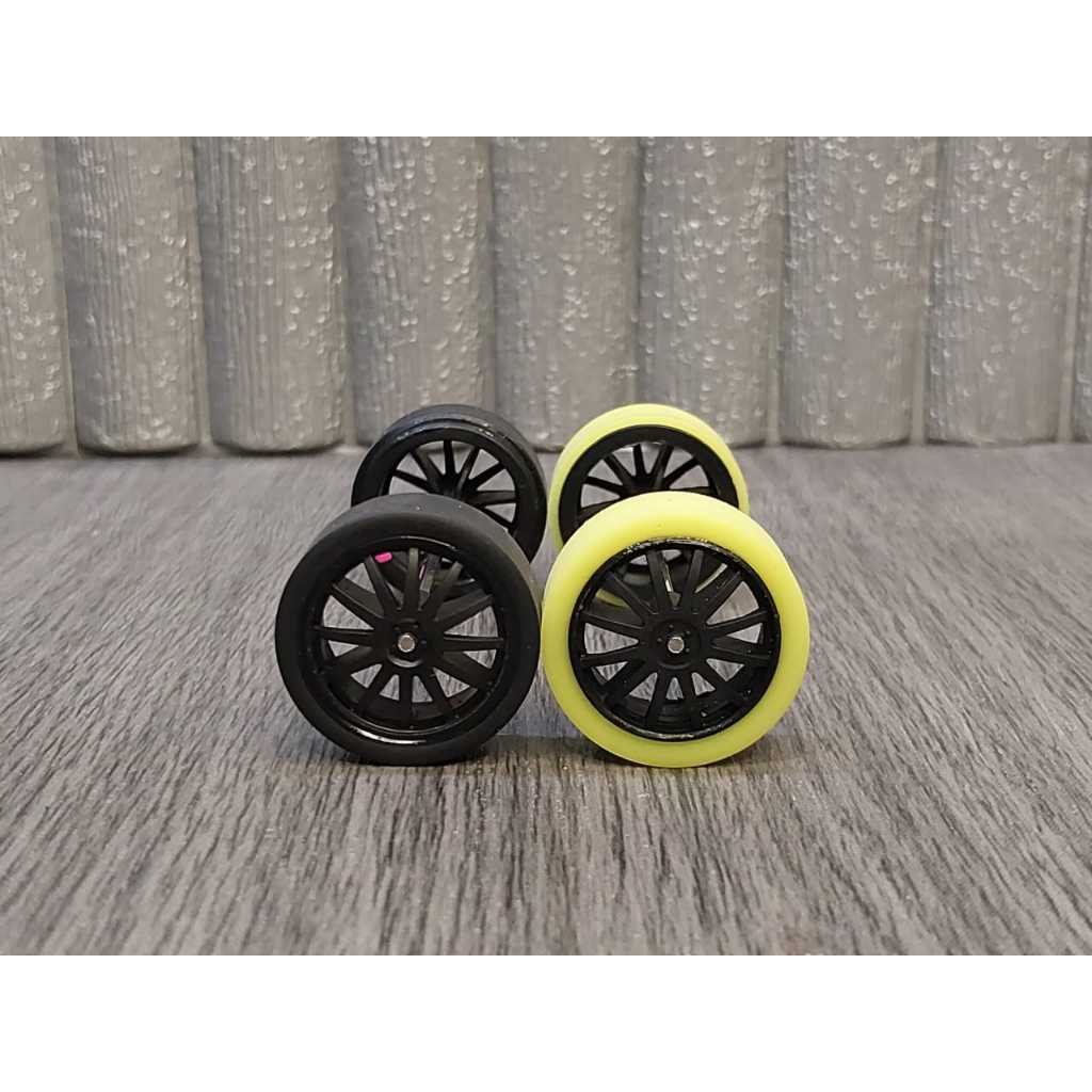 Jual Paket Hemat 1 set side damper style tamiya Ban bubut jadi mini 4wd ...