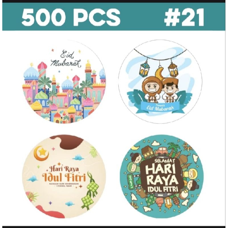 Jual Stiker Hari Raya / Lebaran/ Idul Fitri /Stiker Ucapan / Dikirim ...