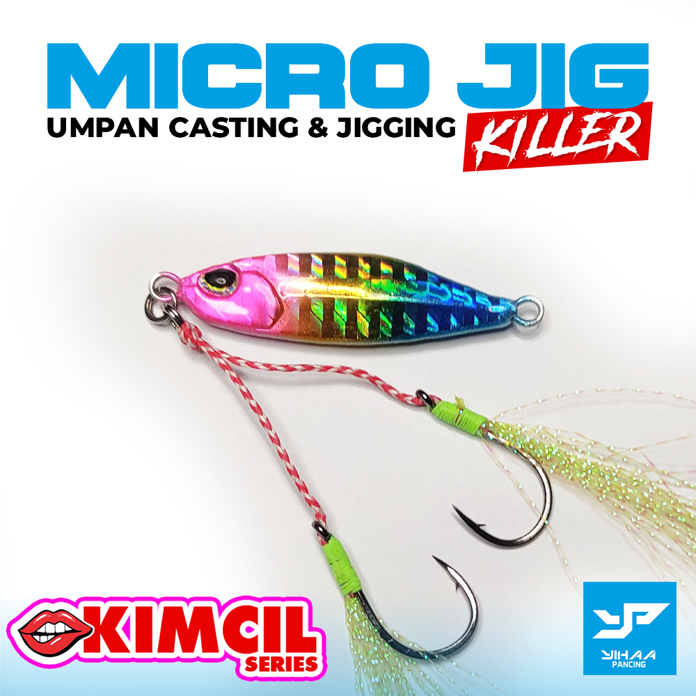 Jual Micro Jig Kiler 10gr Mikro Jig Umpan Pancing 10g Metal Jig Dobel ...