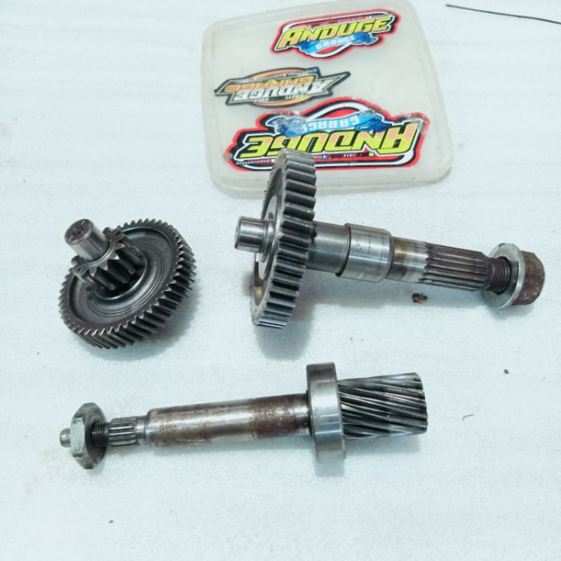 Jual rasio set as roda belakang sanex hussar cpi 100cc matic 2tak 2t ...