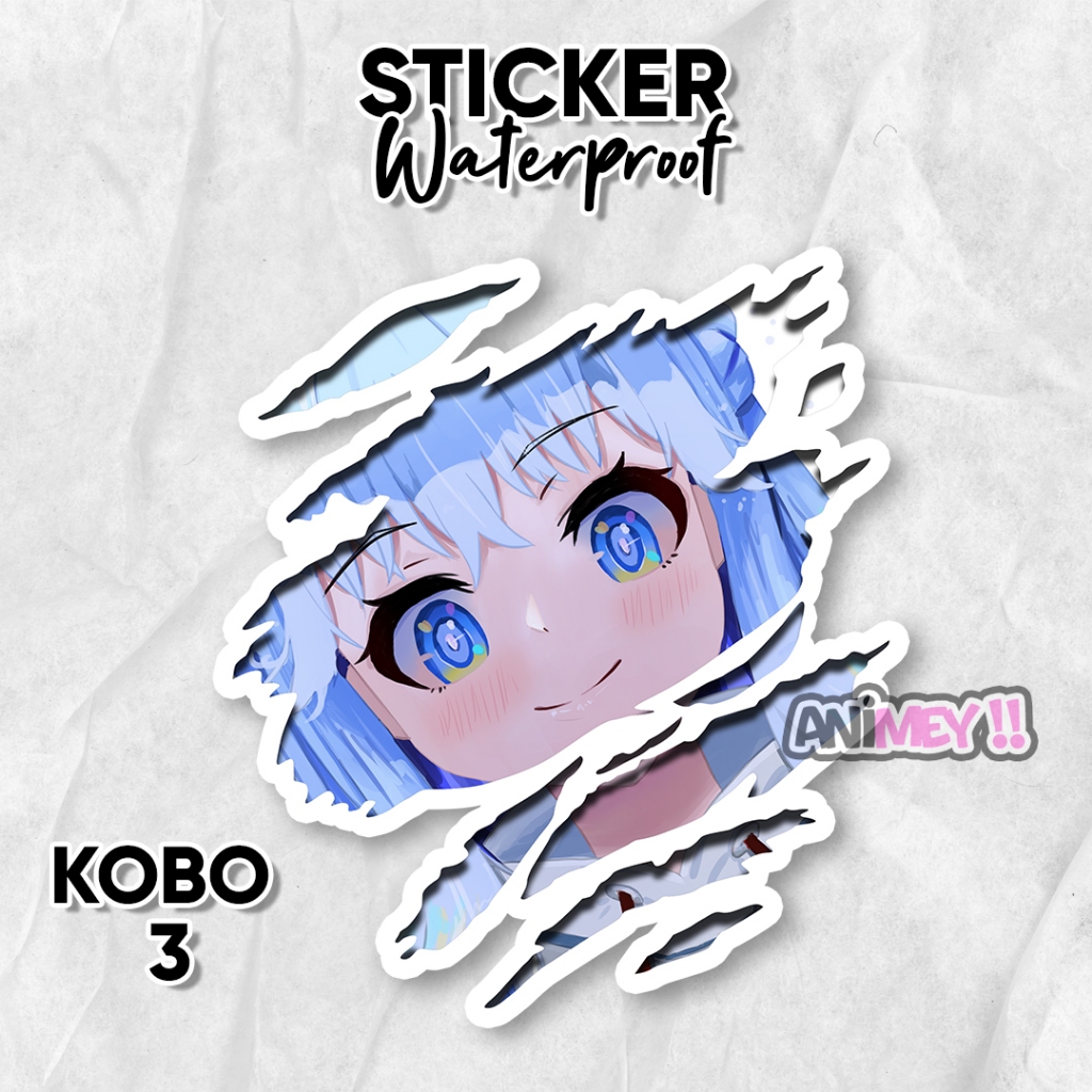 Jual Stiker Scratch Kobo Kanaeru / Sticker Anime Waterproof | Shopee ...