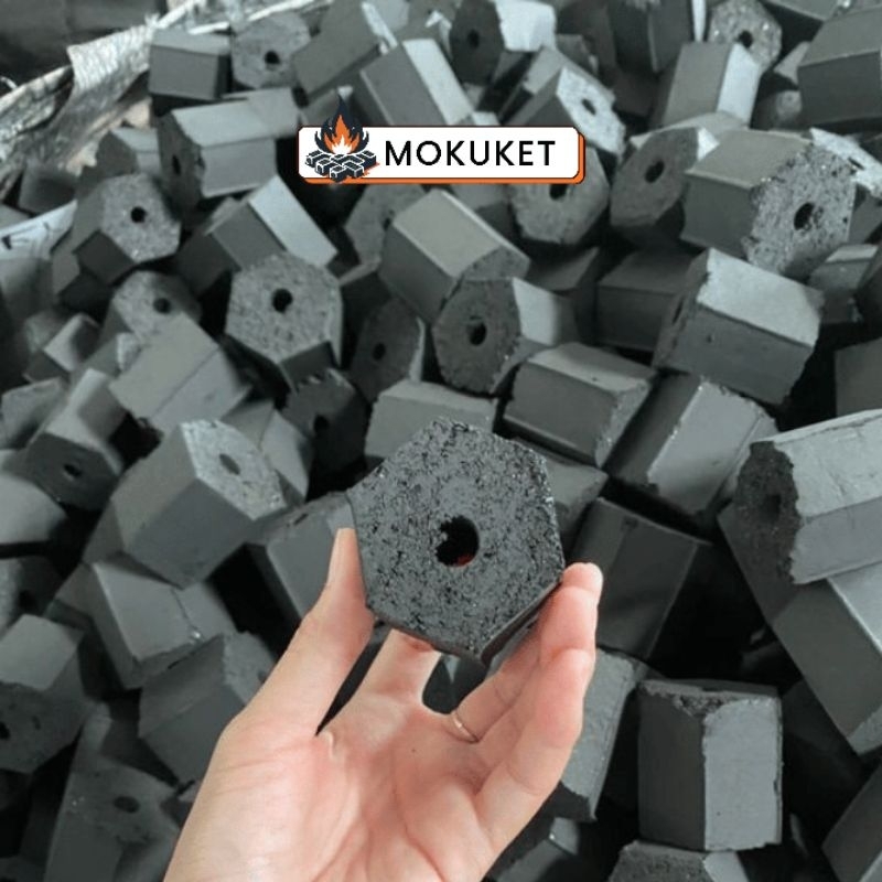 Jual PROMO!! Areng Briket Hexagonal 3kg Diskon Spesial briket arang ...