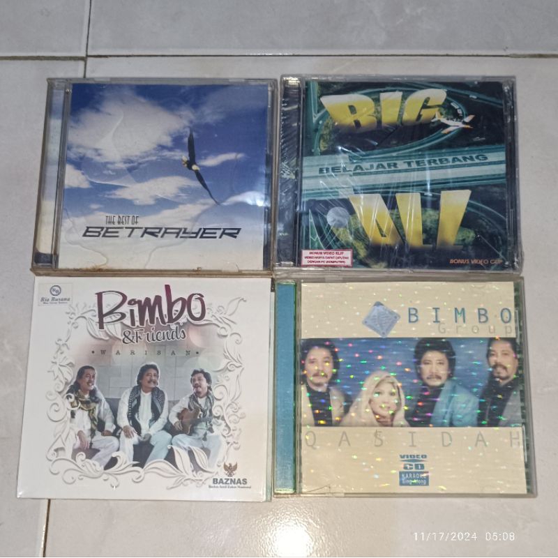 Jual cd dan vcd Indonesia BETRAYER-The best of / BIG ALL-Belajar ...