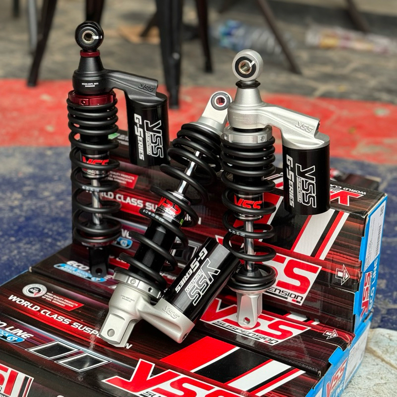 Jual shock YSS belakang yamaha mio 300mm tabung atas tabung bawah ...