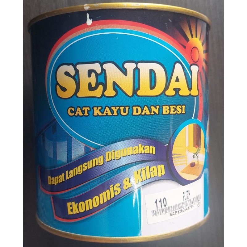 Jual Cat Minya Merk Sendai Tersedia Berbagai macam warna | Shopee Indonesia