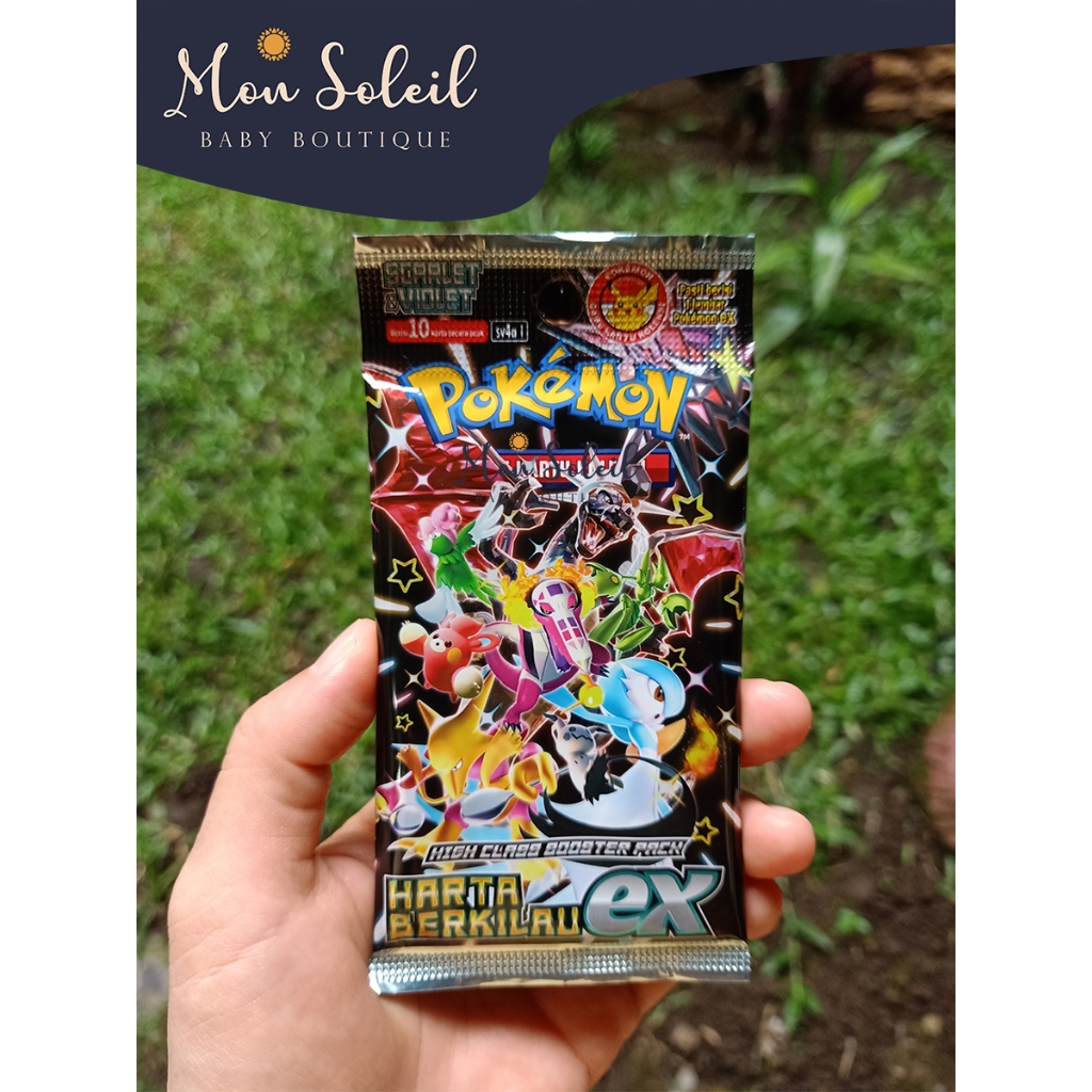 Jual Kartu Pokemon Harta Berkilau Ori EX SV4a Indonesia Booster pack Limited Stok | Shopee Indonesia